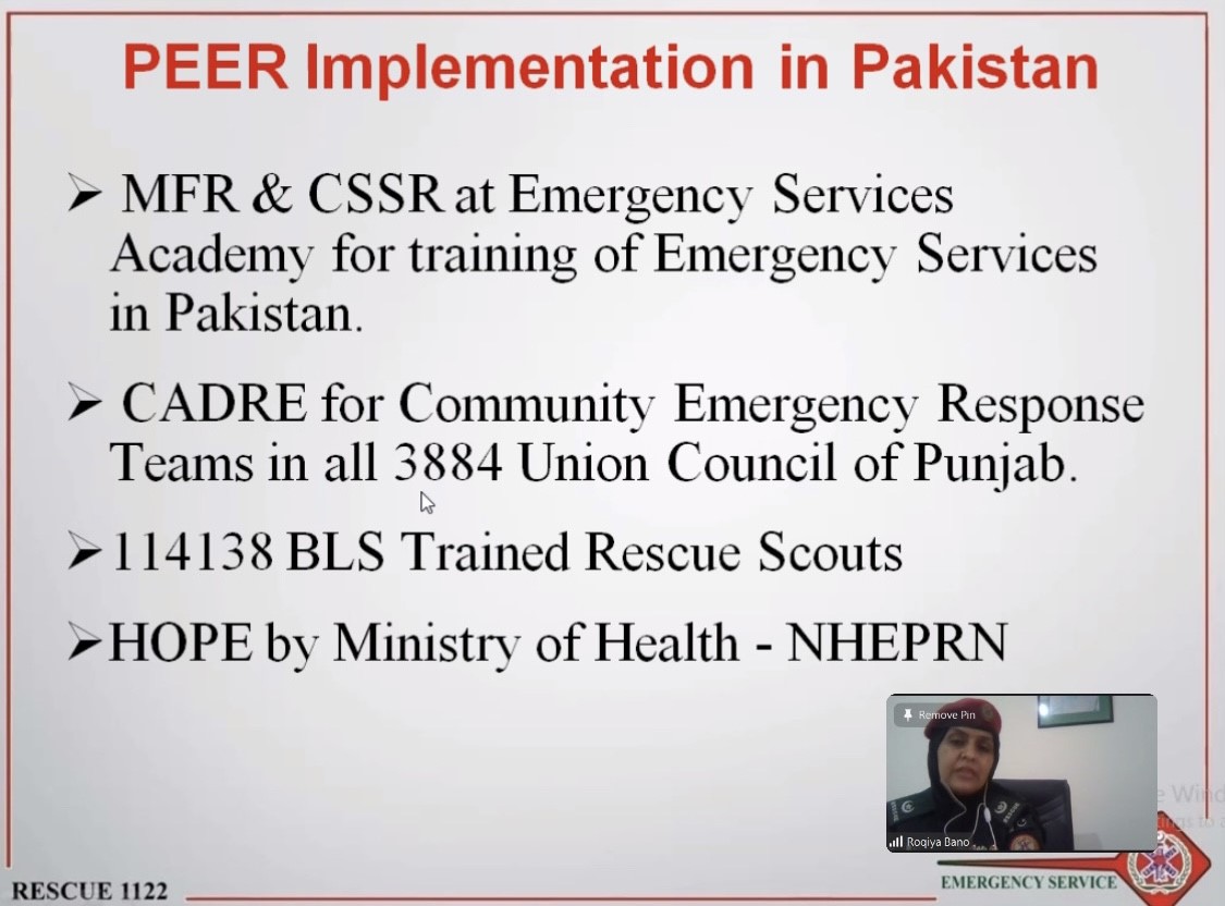 Reassessing PEER Training Standards and Methodologies for Emergency ...