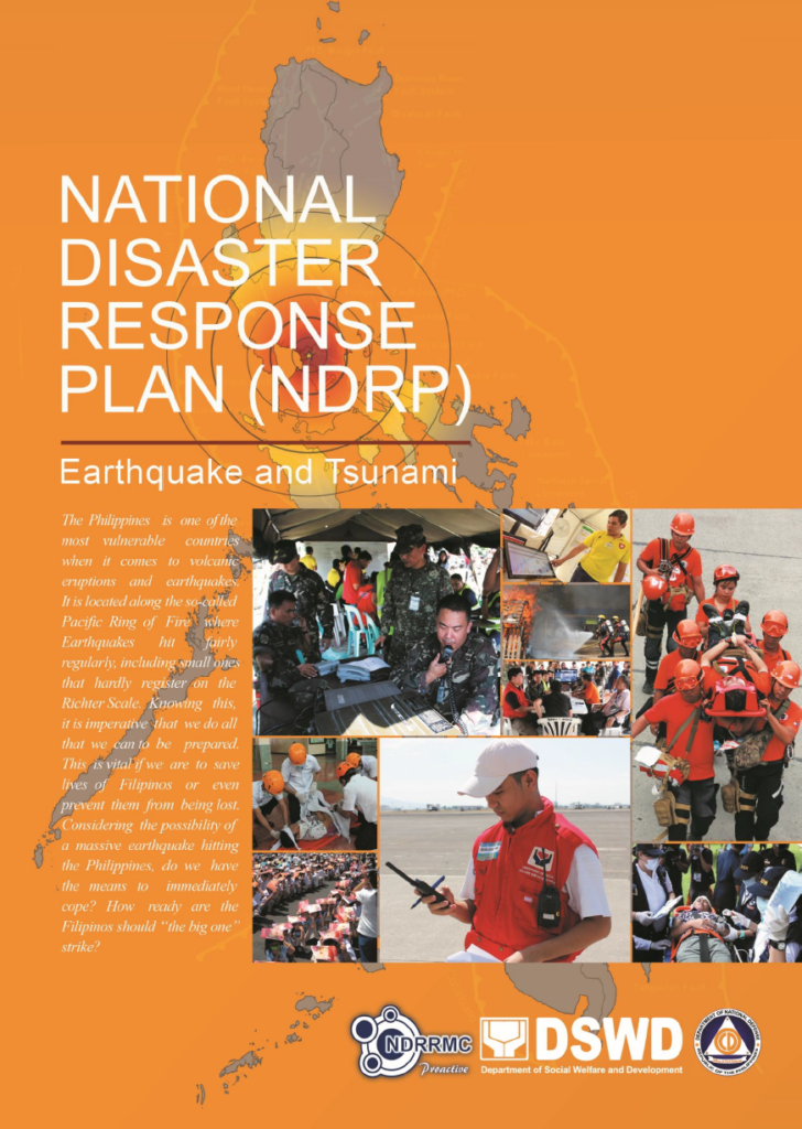 National Disaster Response Plan (NDRP) – Earthquake and Tsunami - Asian ...